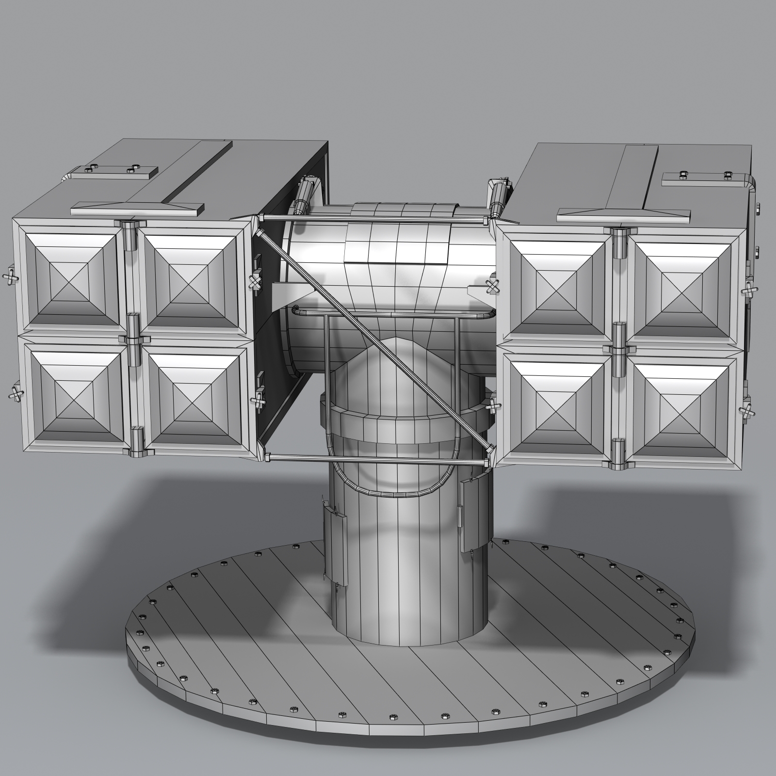 mk29 missile launcher 3d model