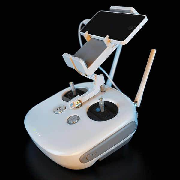 dji phantom 3 remote control 3d model