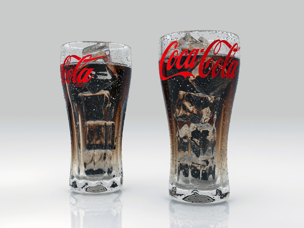 different glasses coca-cola ice max