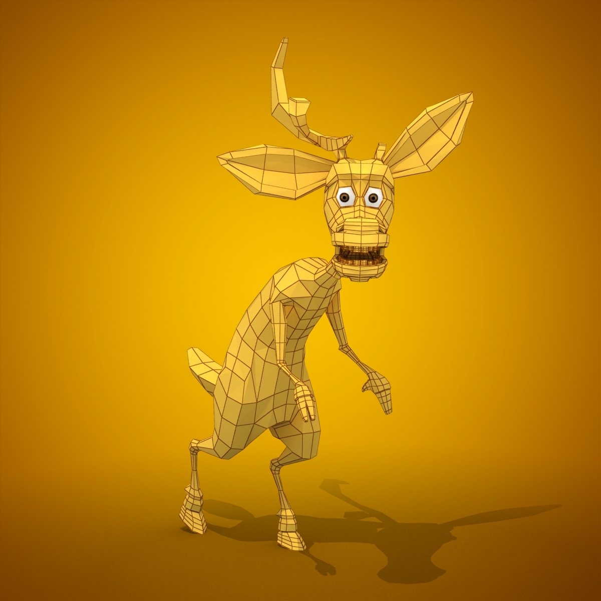 3d model elliot deer