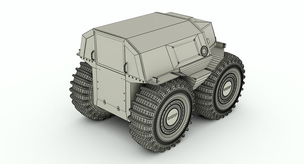 3d model russian sherp atv