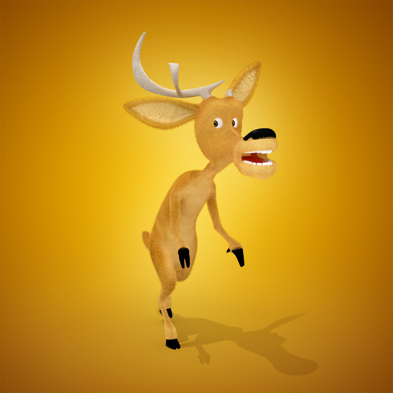 3d model elliot deer