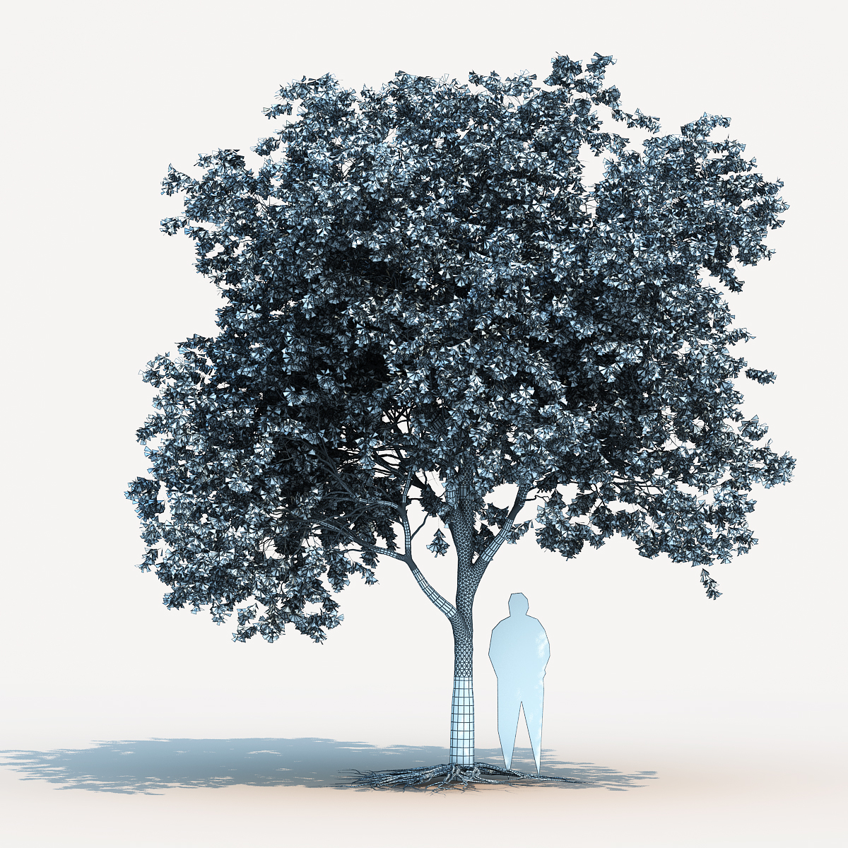 3d flower tree model