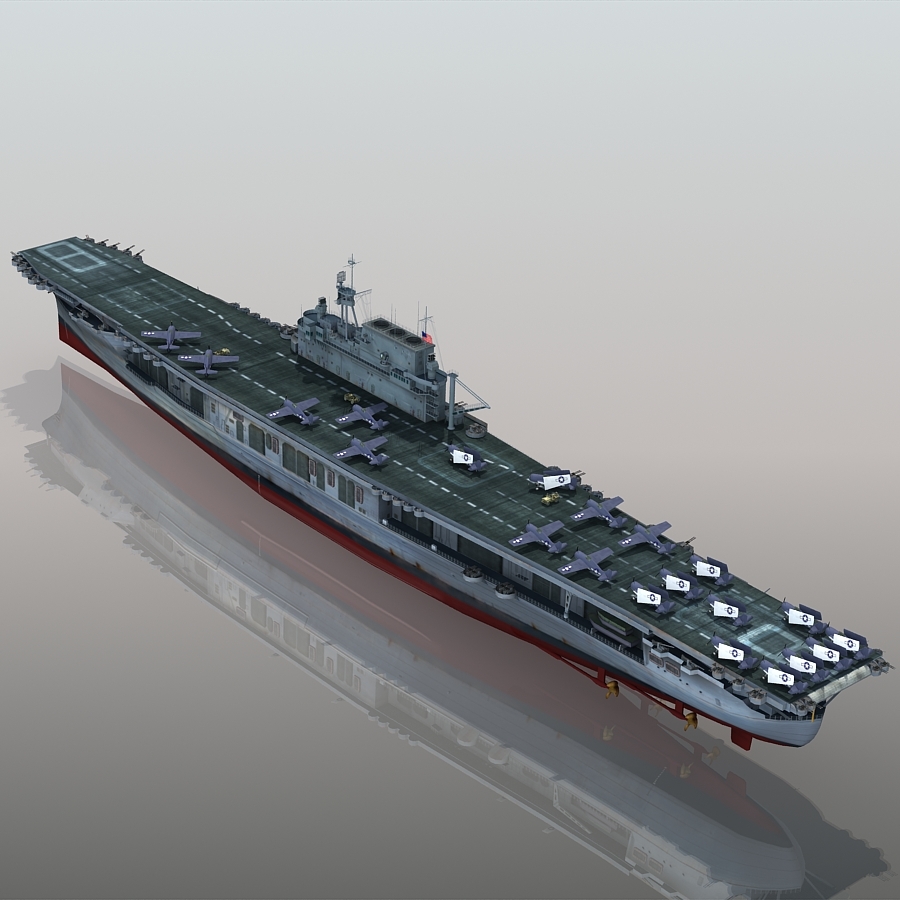 3d uss hornet cv 8