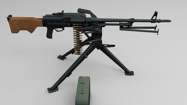 m84 machine gun tripod obj