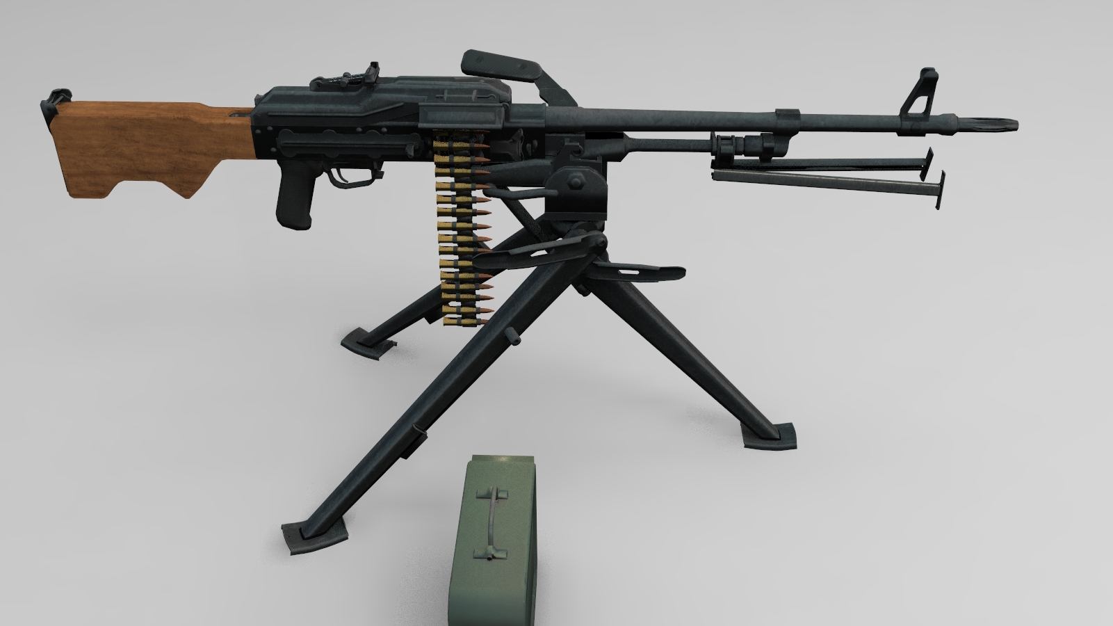 m84 machine gun tripod obj