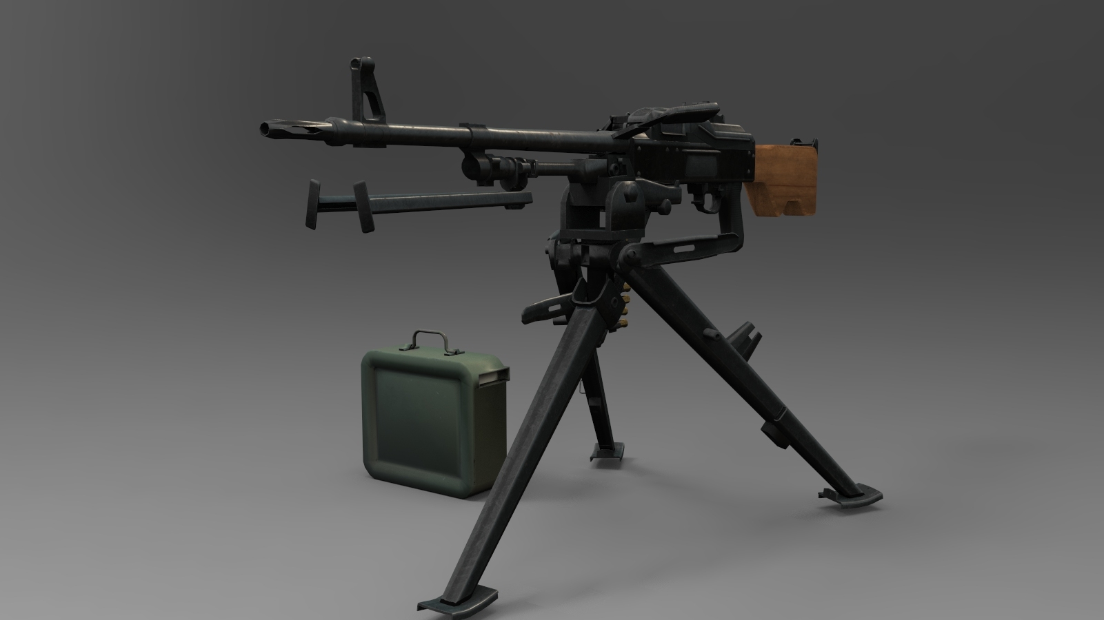 m84 machine gun tripod obj