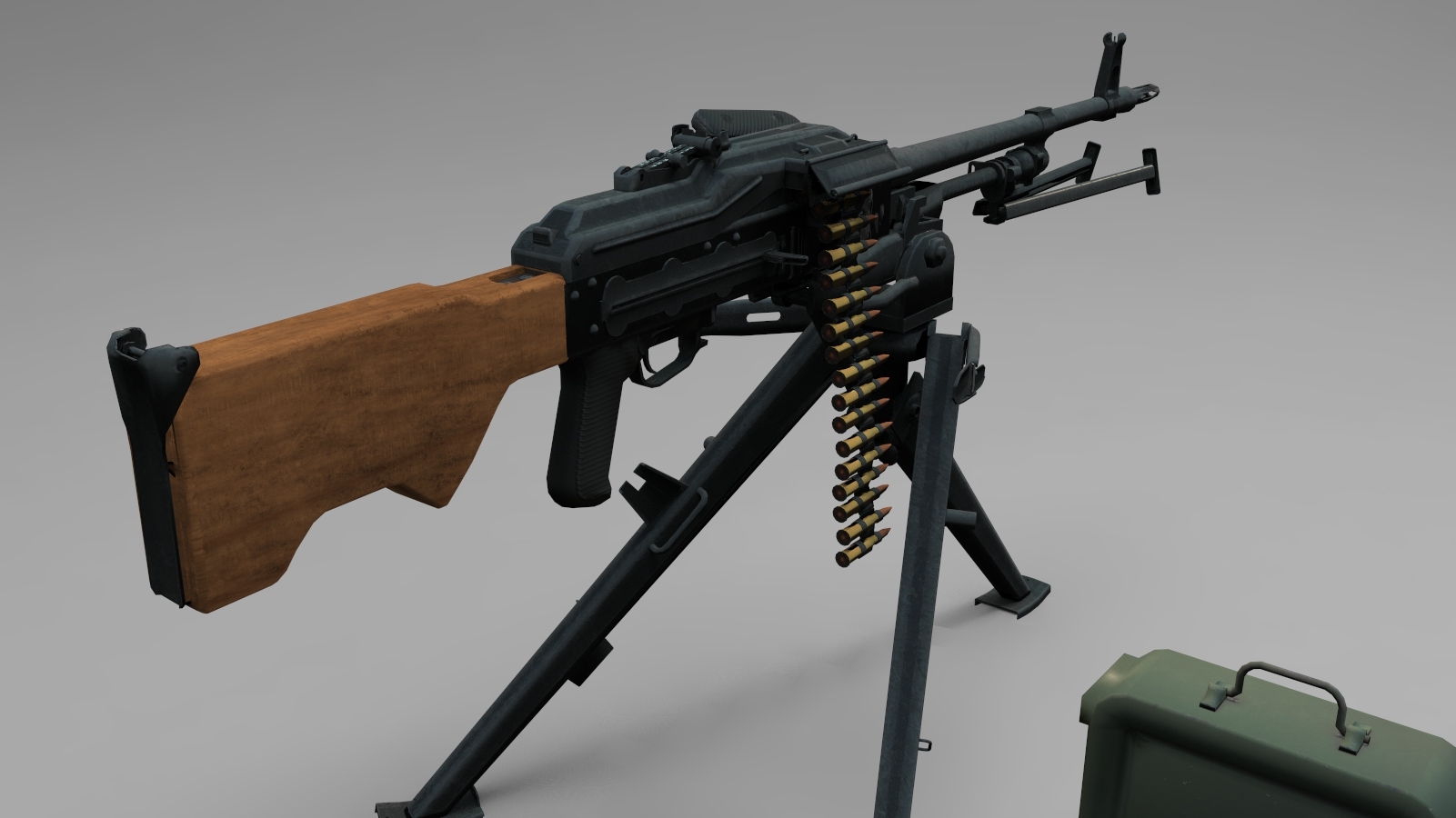 m84 machine gun tripod obj