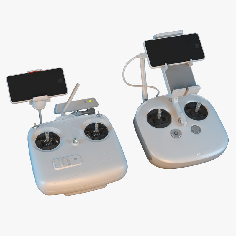 dji phantom remote controls 3d max