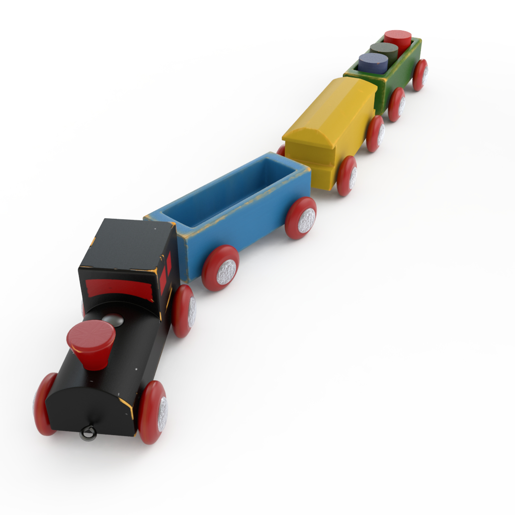 3d brio train model