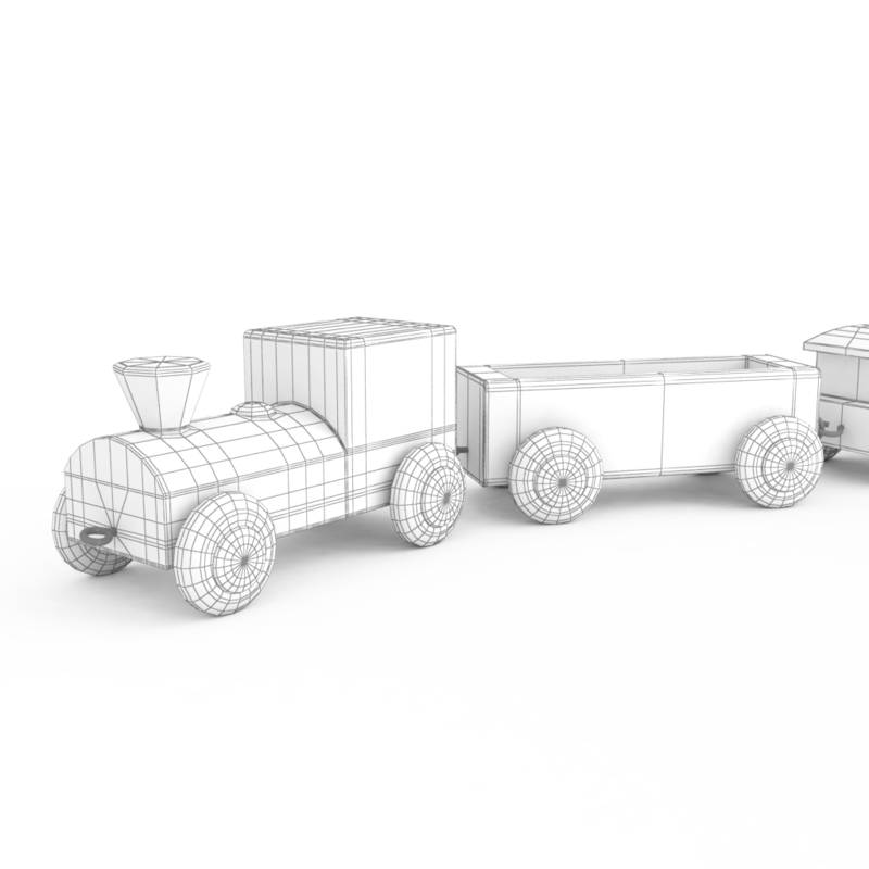 3d brio train model
