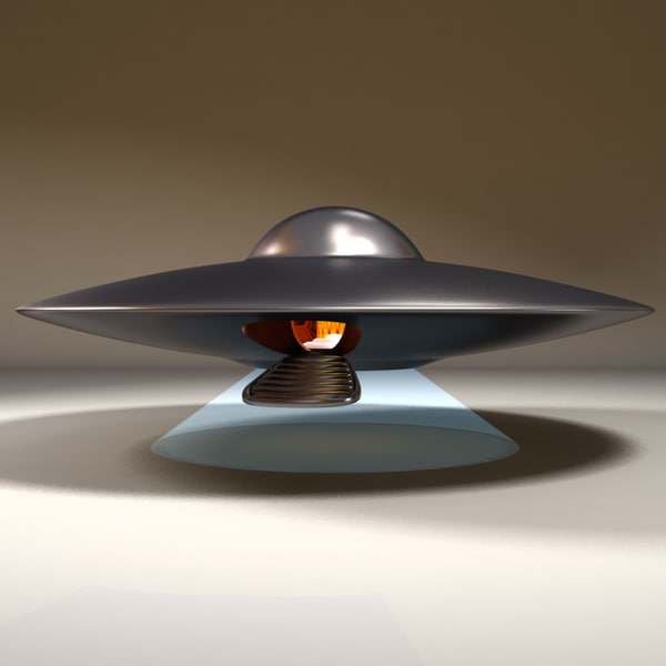 3d ufo model