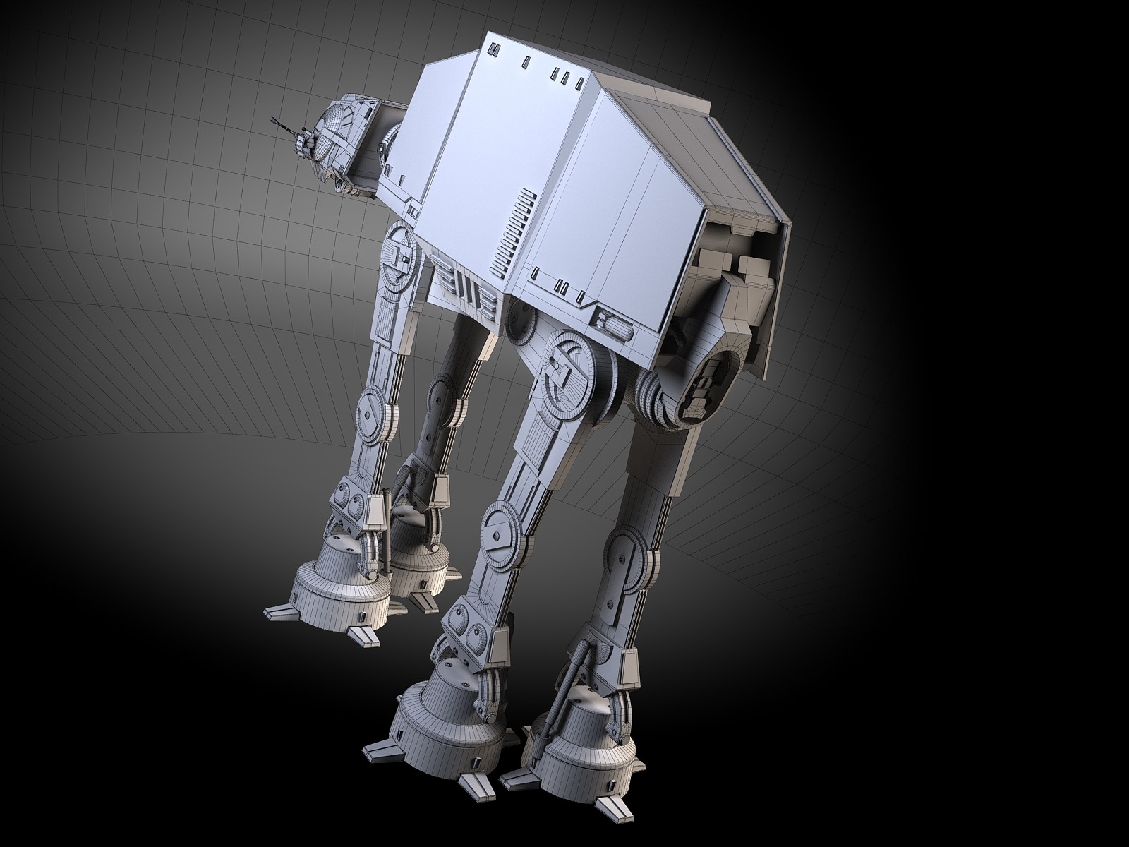 3d at-at model