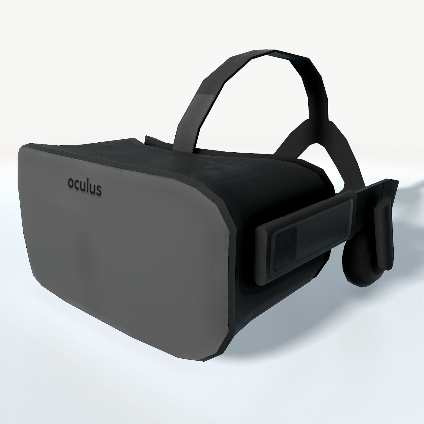 3d model of oculus rift headset