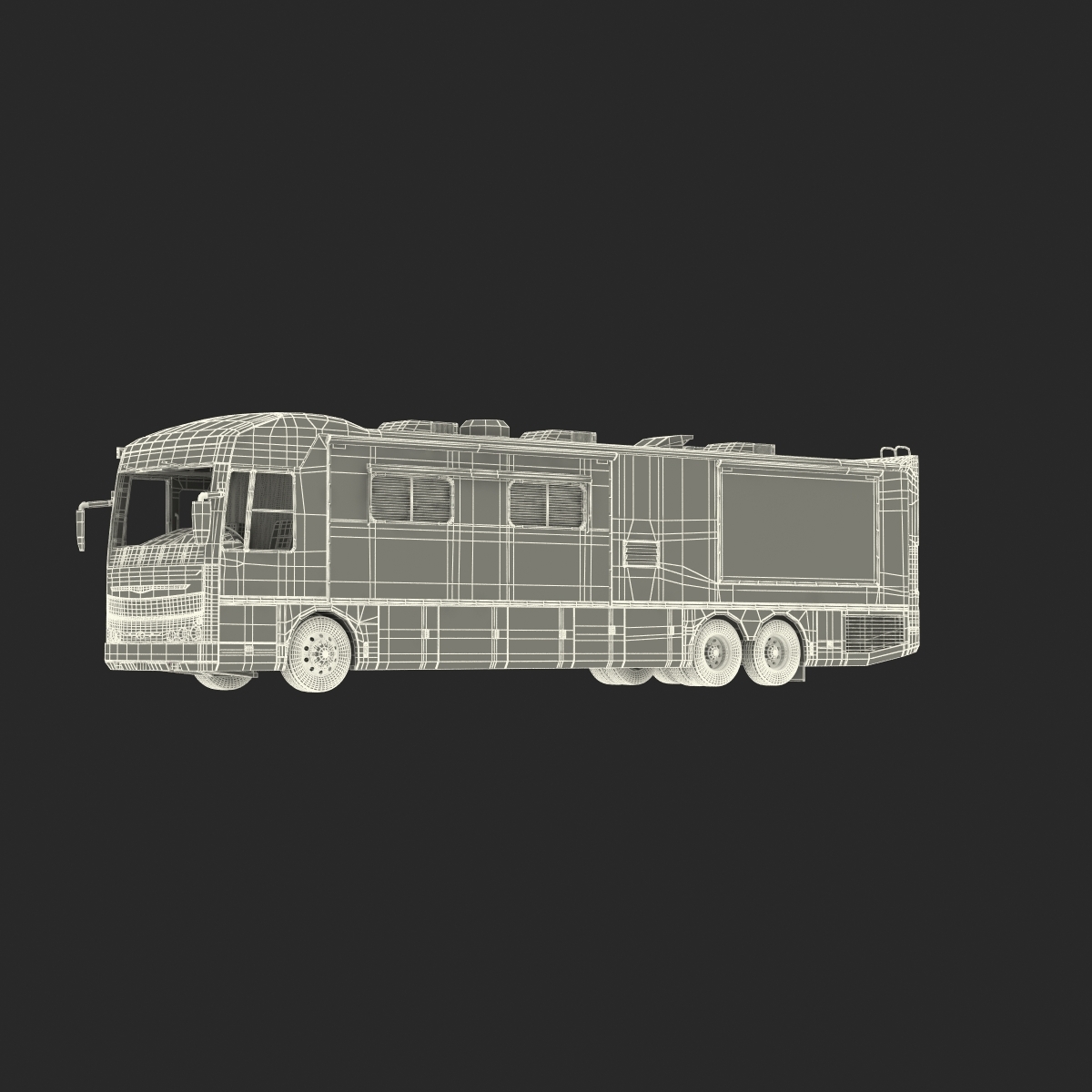 3d model of american recreation vehicle rv