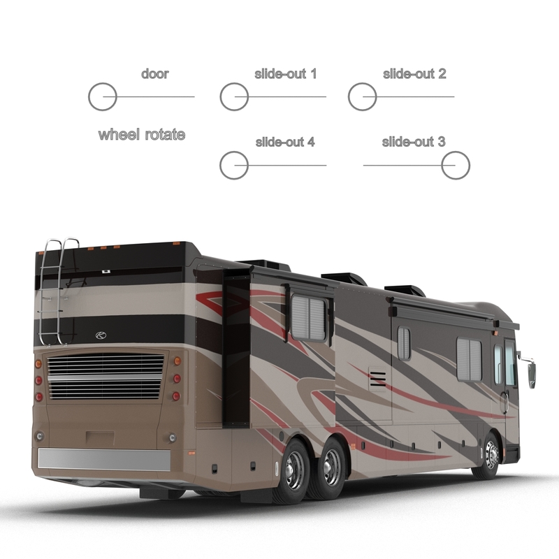 3d american recreation vehicle rv model