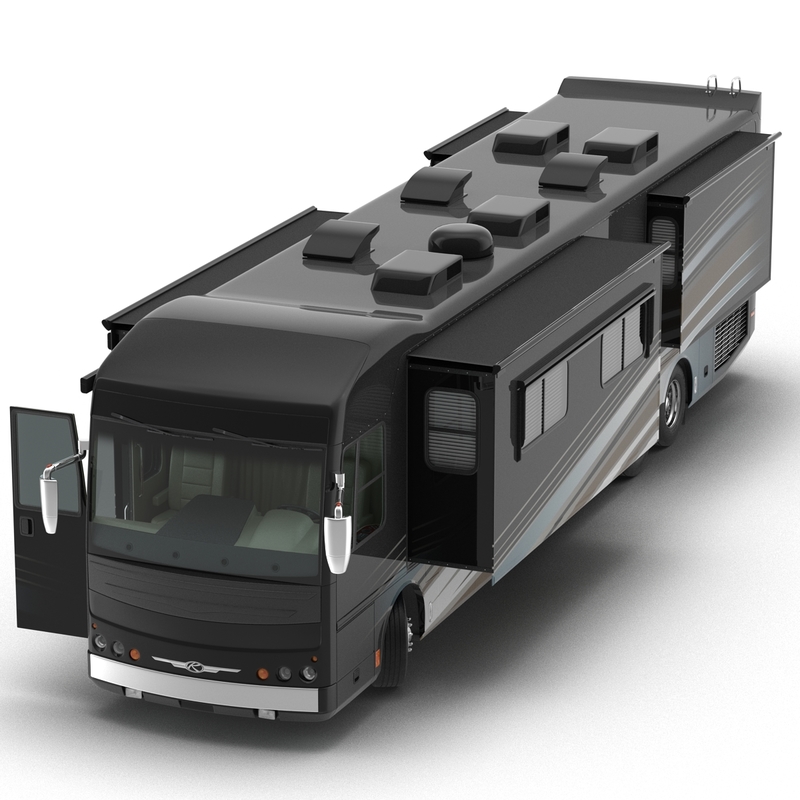 3d model of american recreation vehicle rv