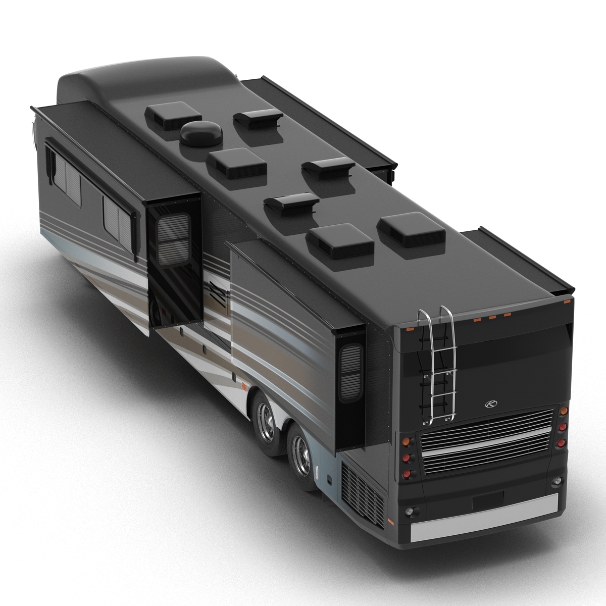 3d model of american recreation vehicle rv