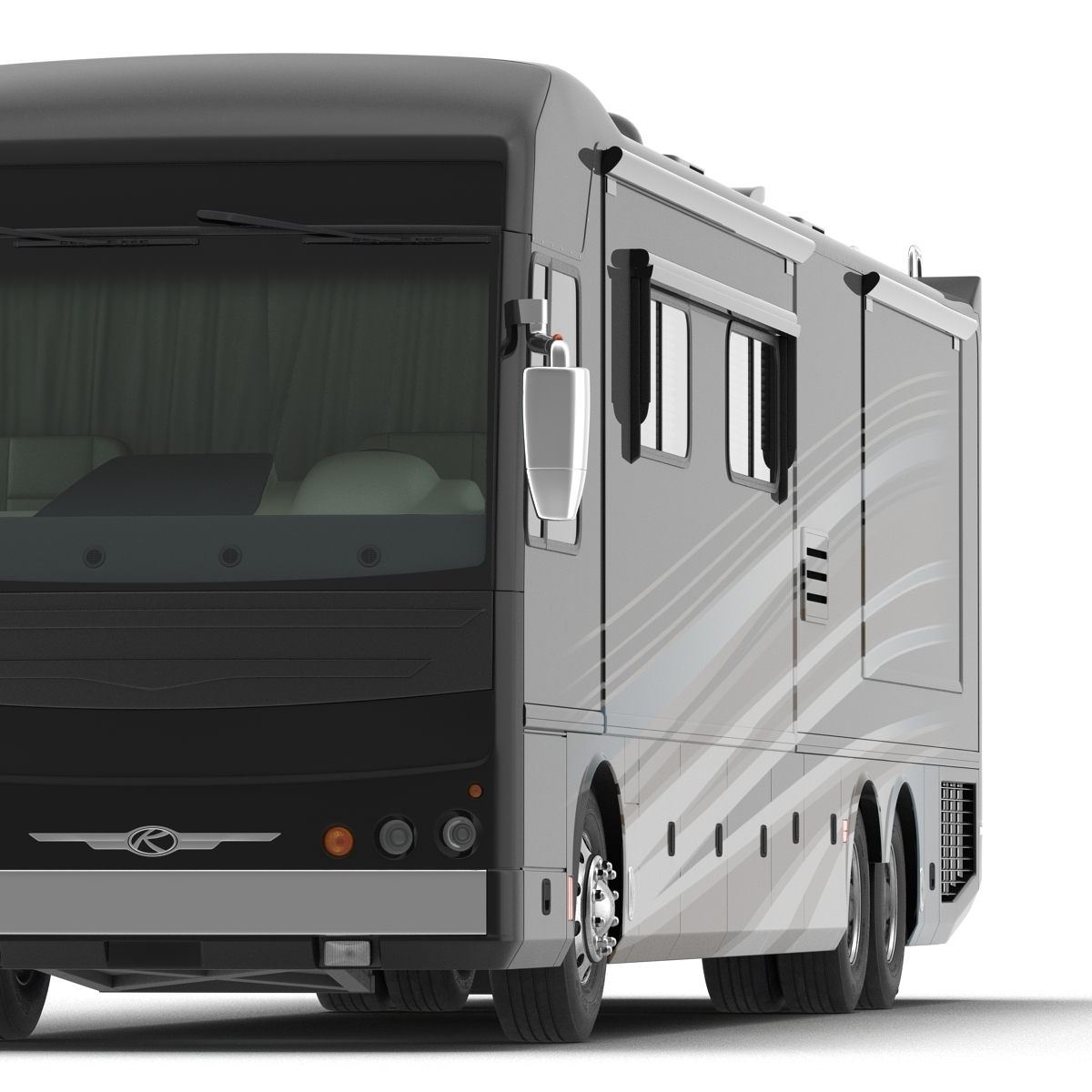 3d model of american recreation vehicle rv