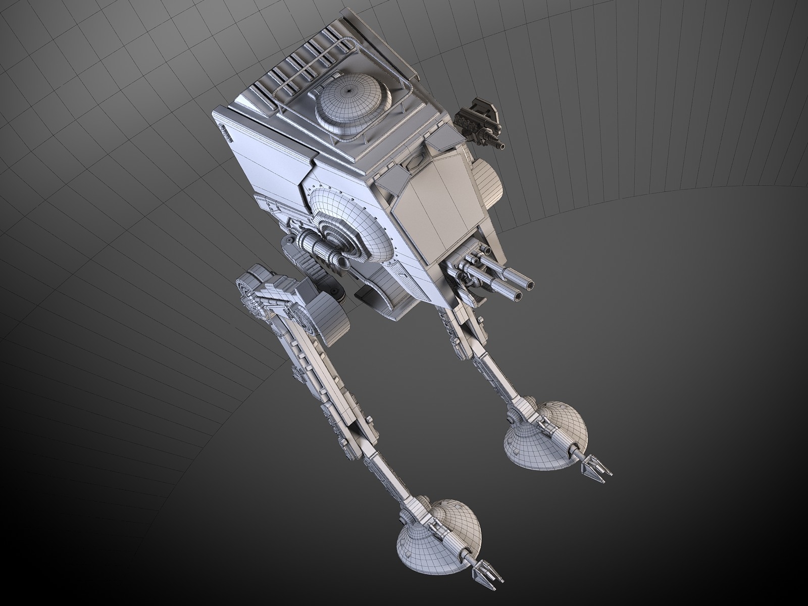3d at-st model