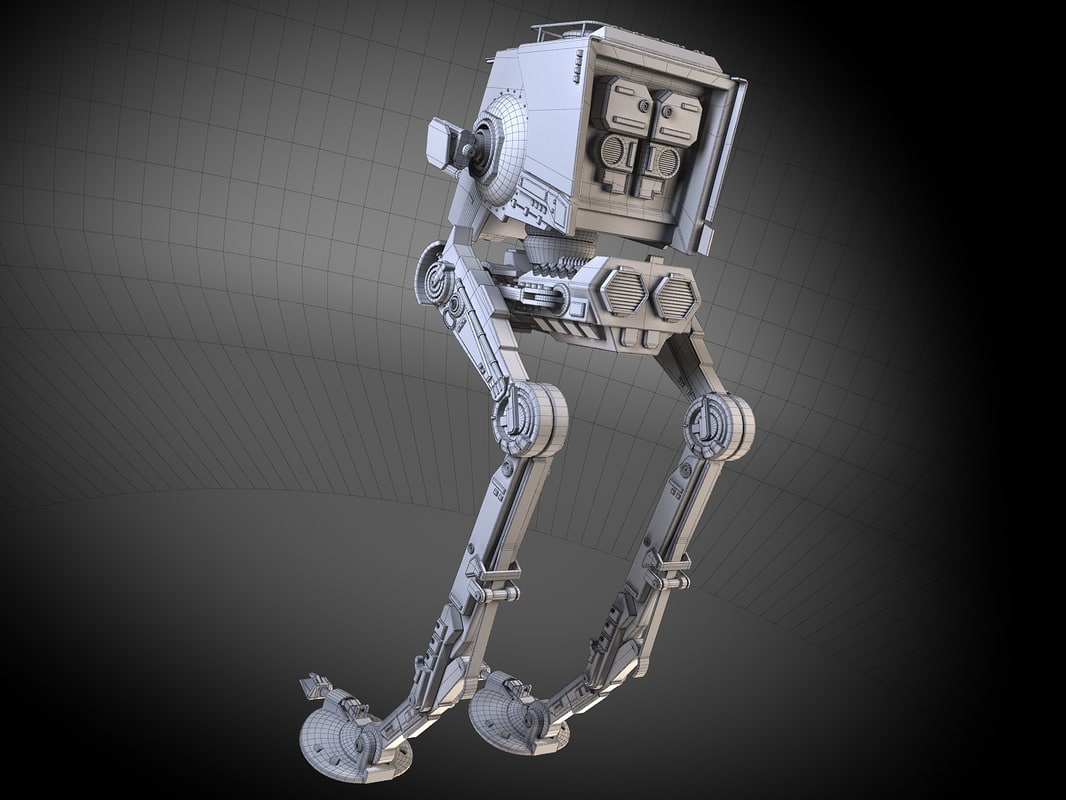 3d at-st model