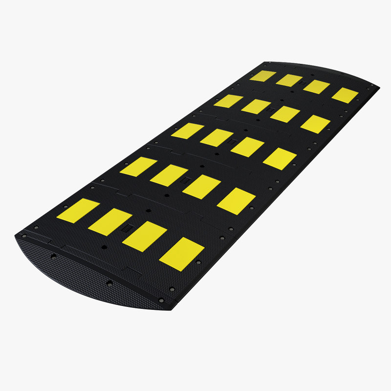 3d speed bump model