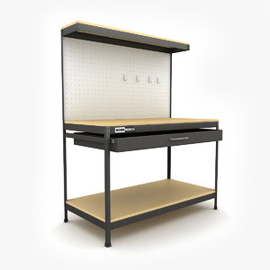 engine repair table 3d model