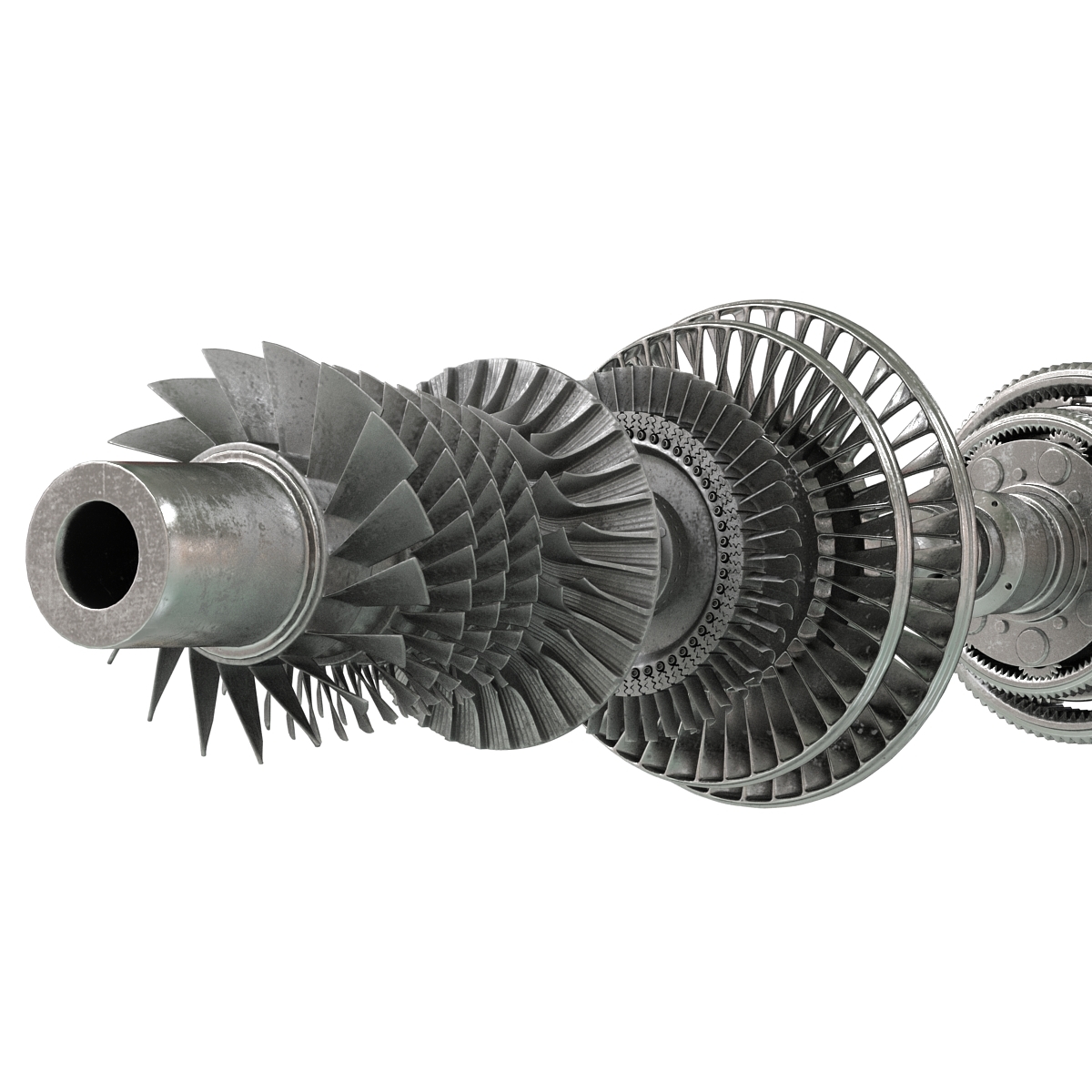 3d model turbine 2