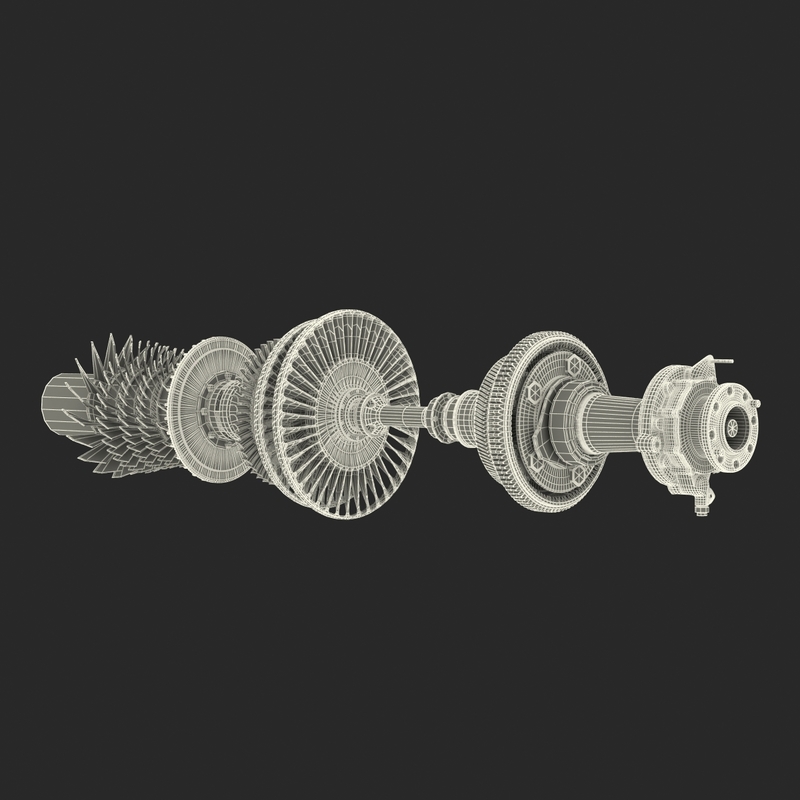 3d model turbine 2