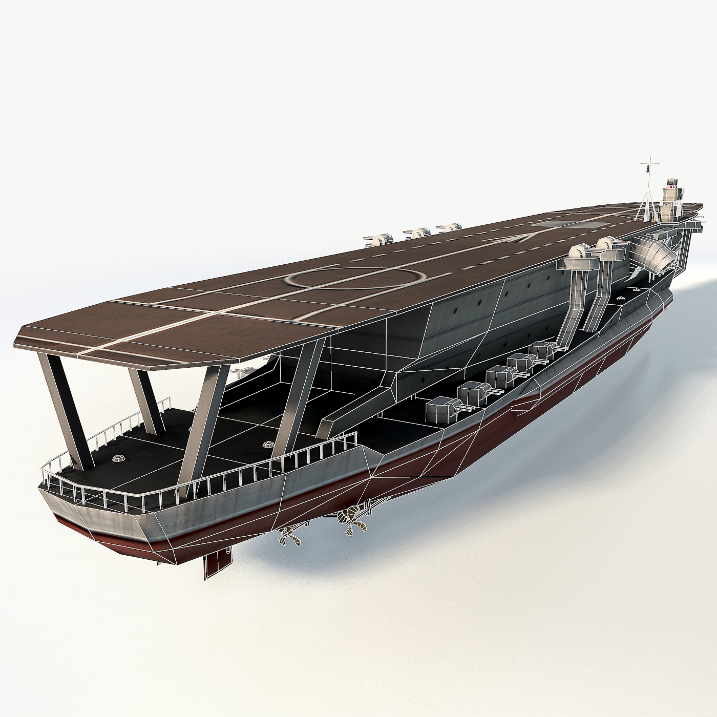 3d kaga aircraft carrier