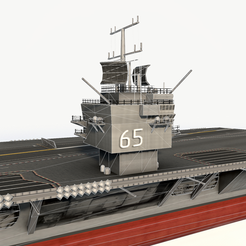 3d uss enterprise cvn-65
