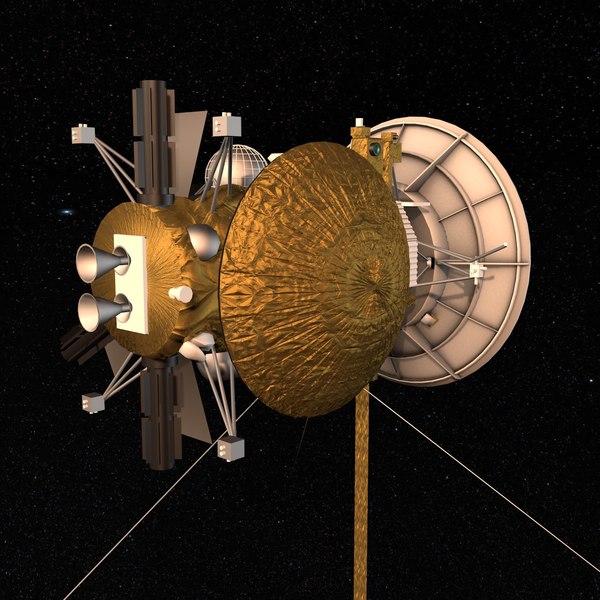3d cassini-huygens spacecraft huygens