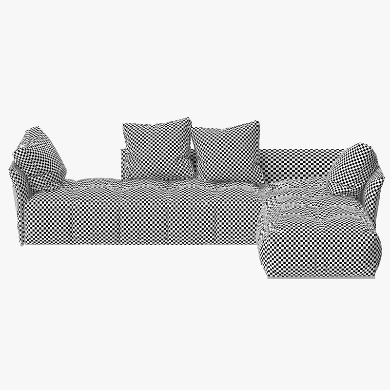 3d model saba italia pixel sofa