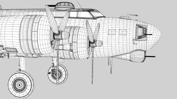 3d bomber b-17 fortress