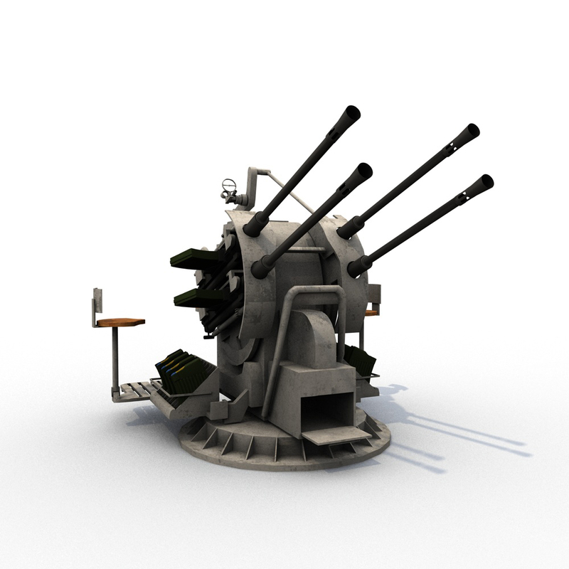 2-cm-flak-vierling 38 c4d