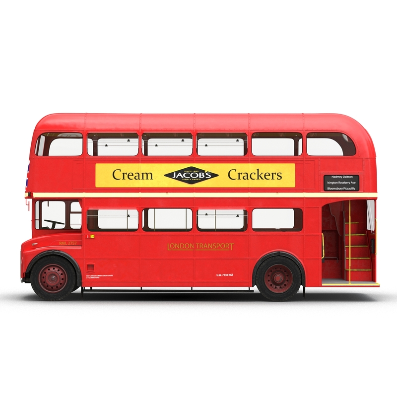 3d london bus routemaster model
