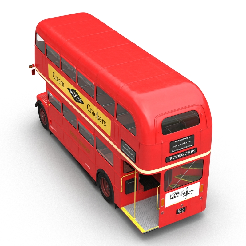 3d london bus routemaster model
