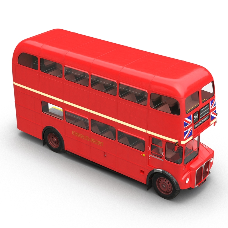 3d london bus routemaster model