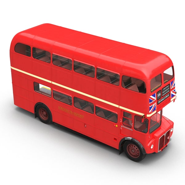 3d london bus routemaster model