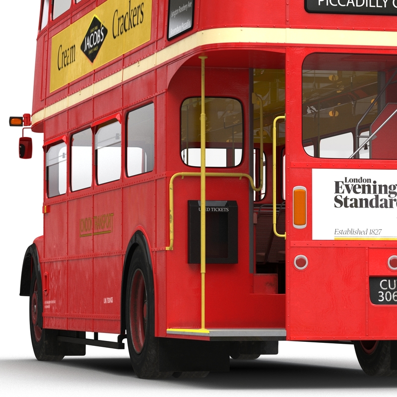 3d london bus routemaster model
