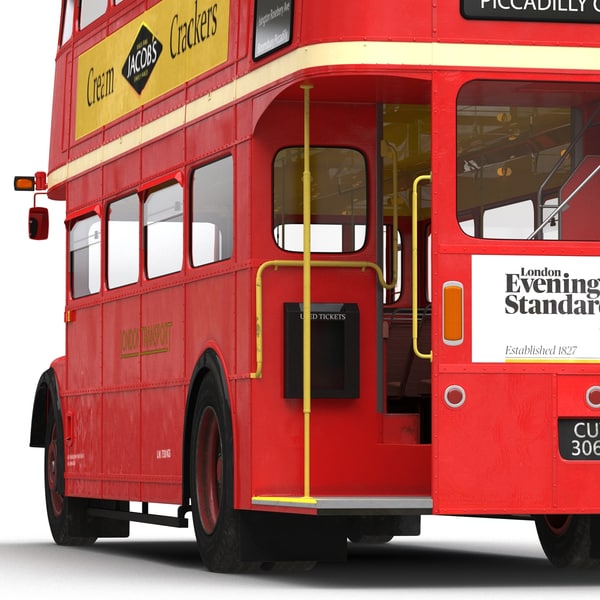 3d london bus routemaster model
