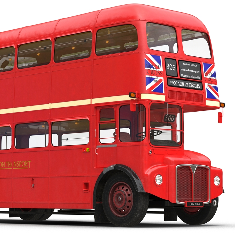 3d london bus routemaster model