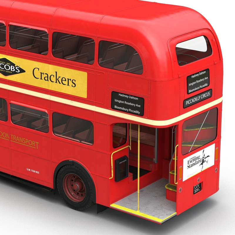 3d london bus routemaster model