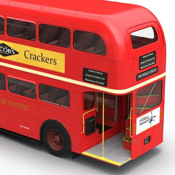 3d london bus routemaster model
