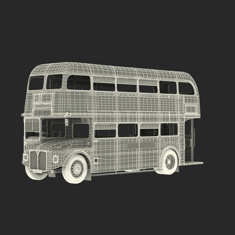 3d london bus routemaster model