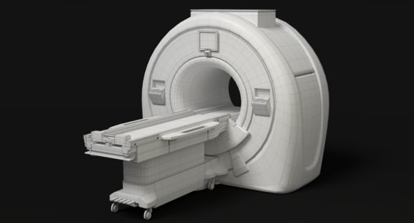 mri machine 3d 3ds