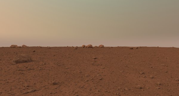 mars surface 3d max