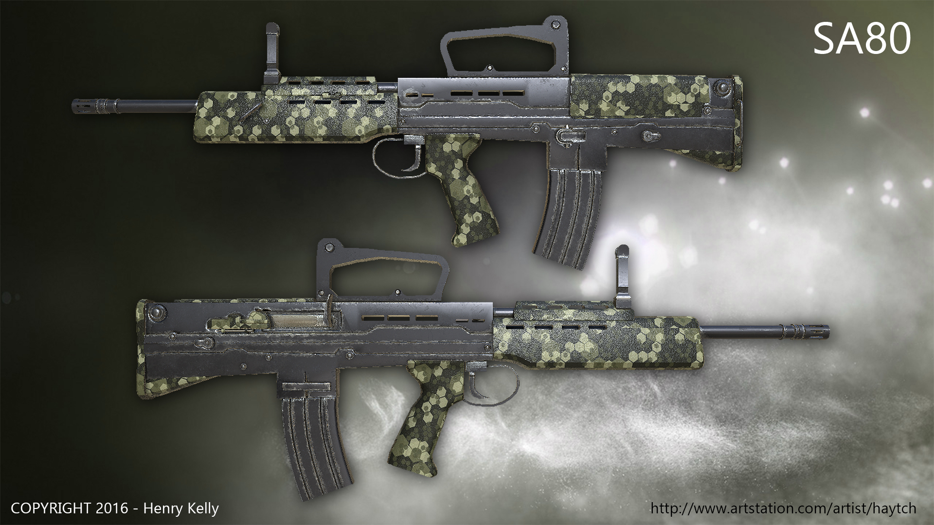 sa80 a2 ready 3d 3ds