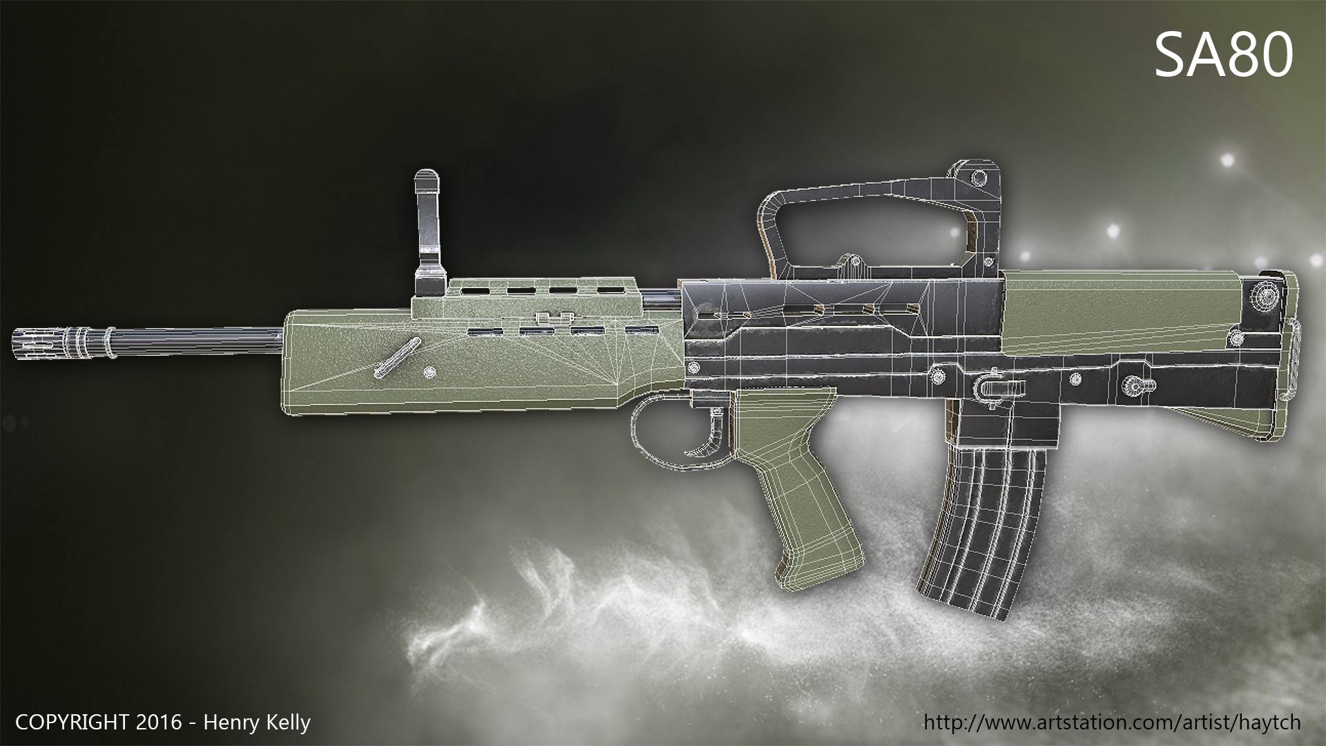 sa80 a2 ready 3d 3ds