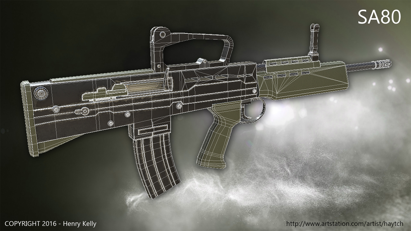 sa80 a2 ready 3d 3ds